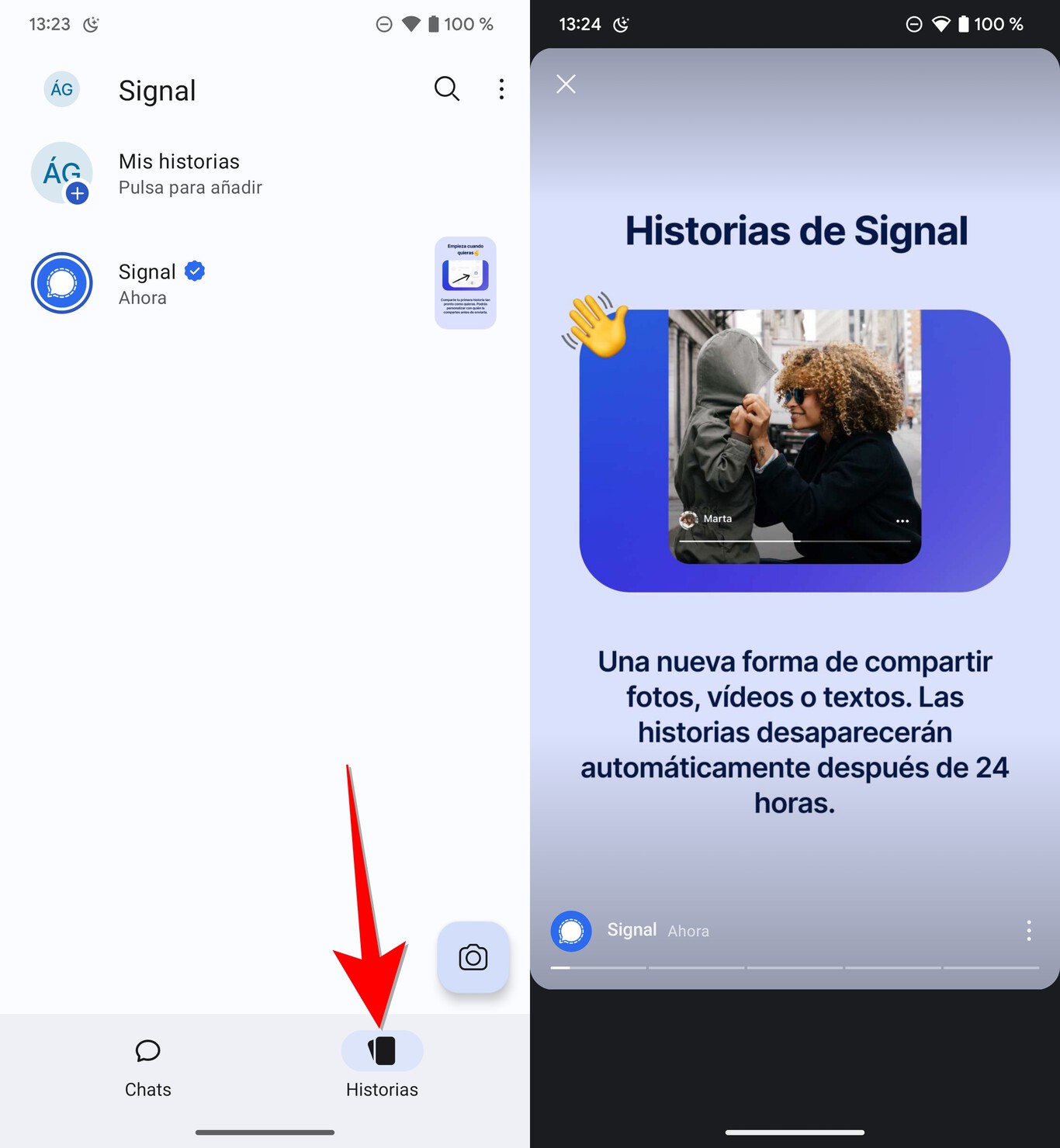 La invasión (otra vez) de los 'Stories': Signal es la última en ...