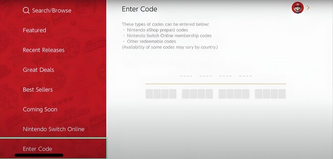 Cómo canjear un código para descargar juegos o añadir saldo en Nintendo ...