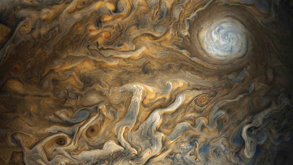 Júpiter como jamás lo habías visto: las texturas impresionistas del ...