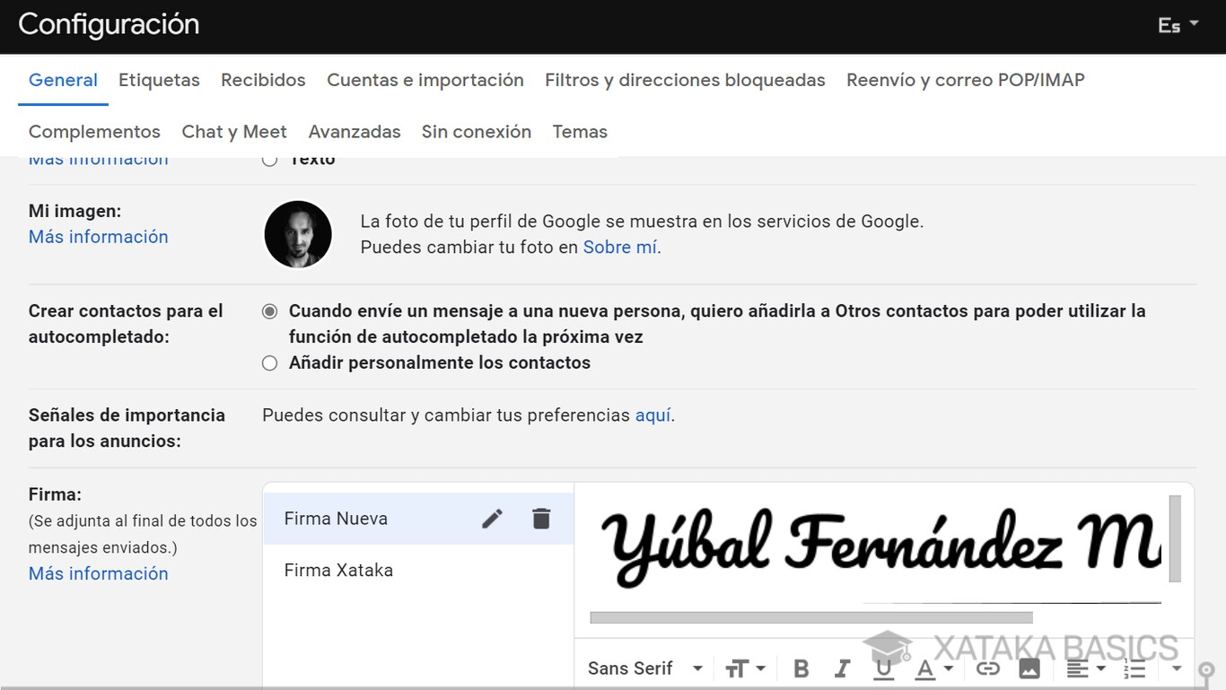 Cómo añadir una imagen como firma de Gmail