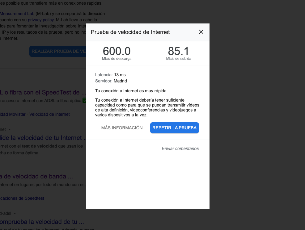 Probamos los cinco test de velocidad más conocidos para medir la ...