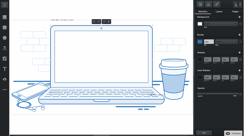 Vectr, un editor de gráficos vectoriales gratuito y colaborativo disponible en Windows, Linux y Mac