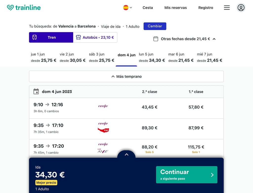 Cómo utilizar Trainline para obtener los mejores y más baratos billetes ...