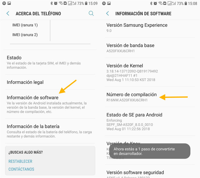 Cómo conectar un móvil Android al ordenador con ADB