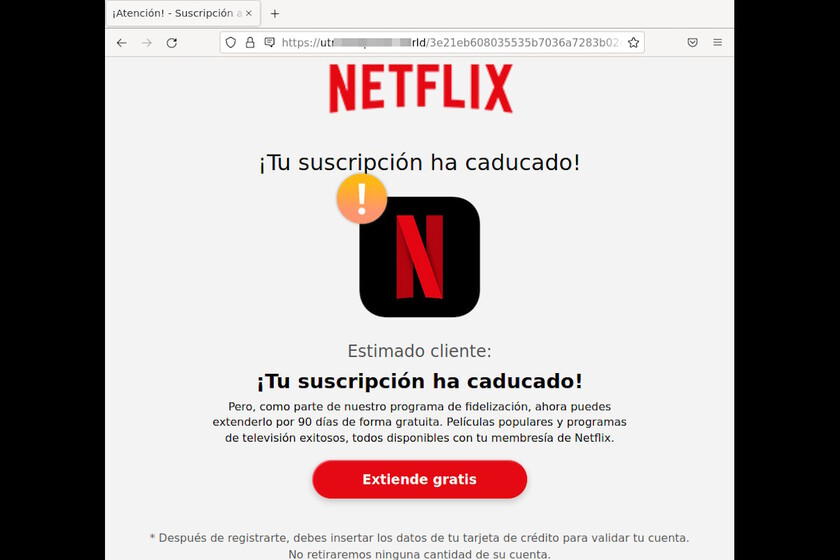 Este e-mail te anuncia 90 días de suscripción gratuita a Netflix: no ...