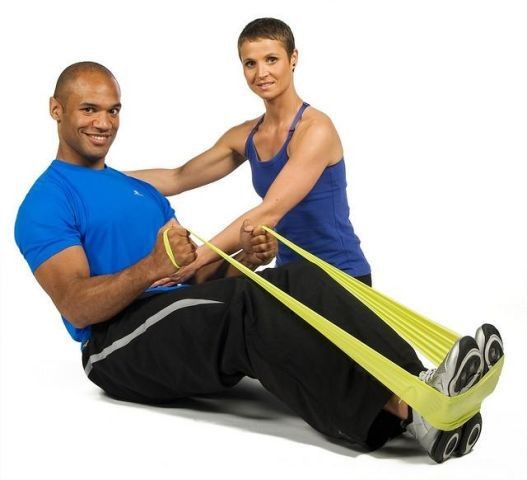 50 ejercicios con bandas elásticas. Vídeo con 50 ejercicios para todos ...