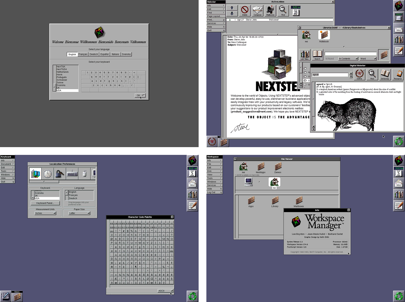 Así era NeXTSTEP, el sistema operativo de la otra “Apple” de Steve Jobs ...
