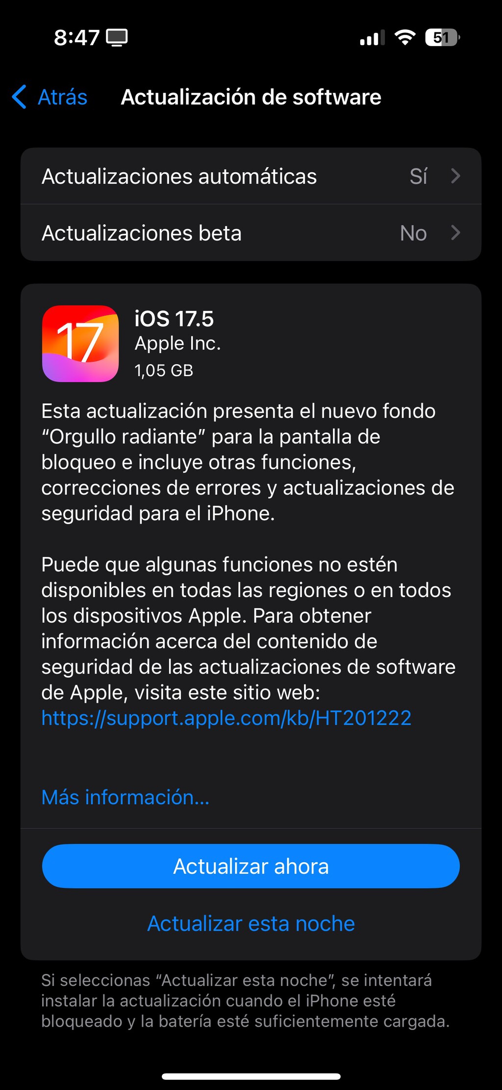Novedades de iOS 17.5: todos los cambios y mejoras de la última ...