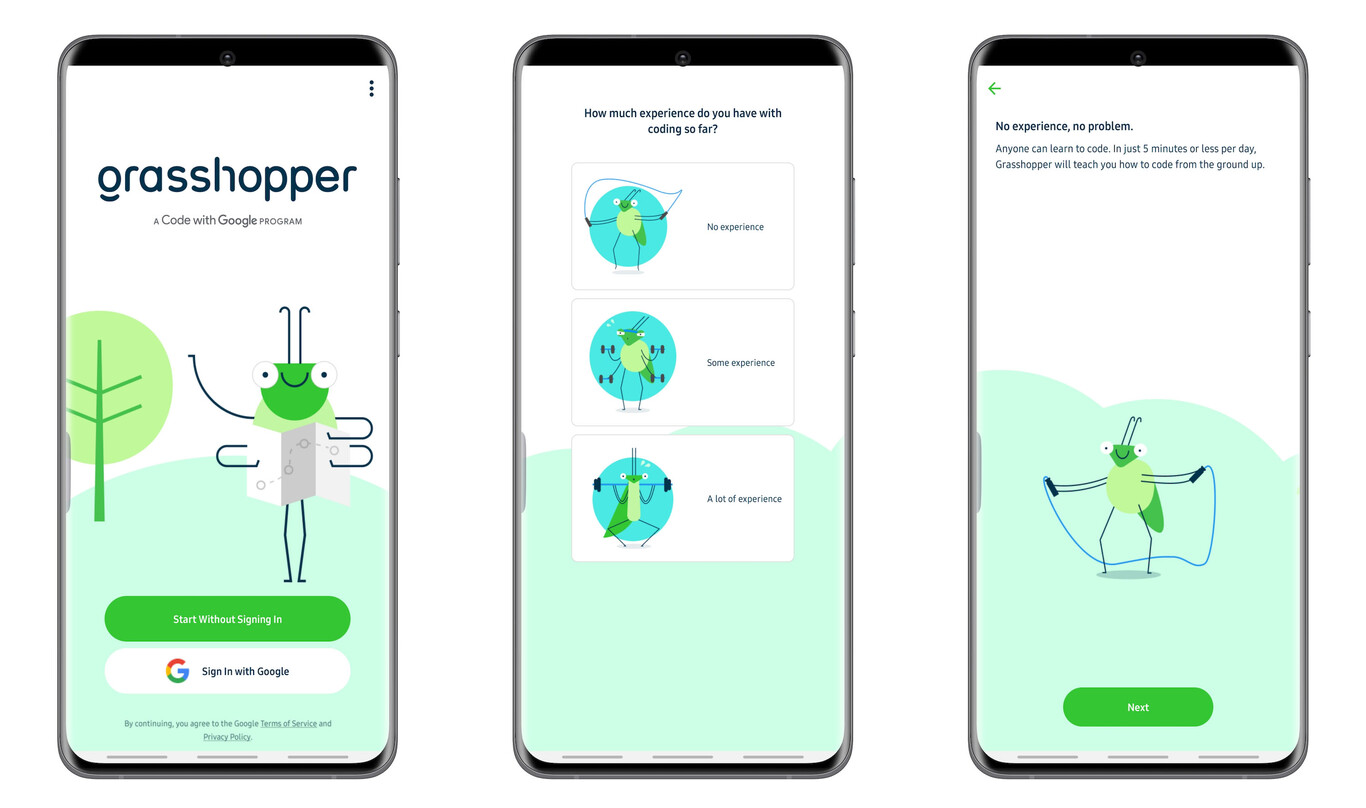 Grasshoper, la aplicación de Google para aprender JavaScript en tu móvil, ya está en Español