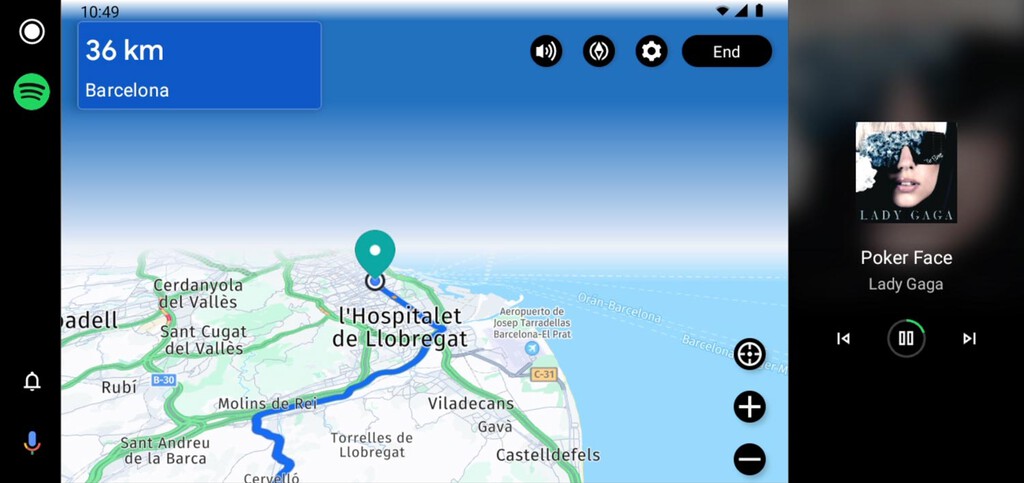 Android Auto estrena navegador GPS: HERE WeGo y sus mapas offline gratis ya son compatibles