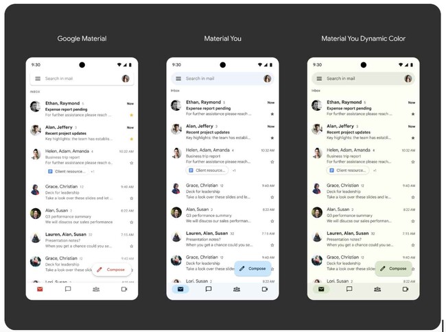 Gmail y otras apps de Google se renovarán en diseño: así es su nueva ...