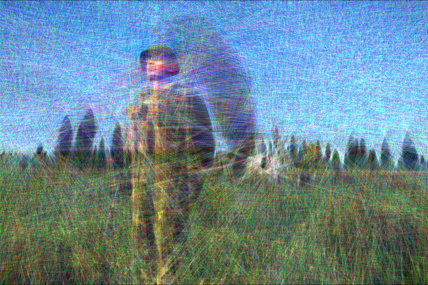 Transforma cualquier imagen en una obra de arte con líneas rectas