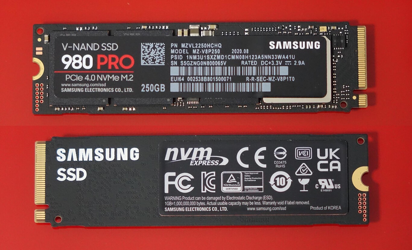 Samsung SSD 980 PRO PCIe 4.0 NVMe M.2, análisis: review con ...