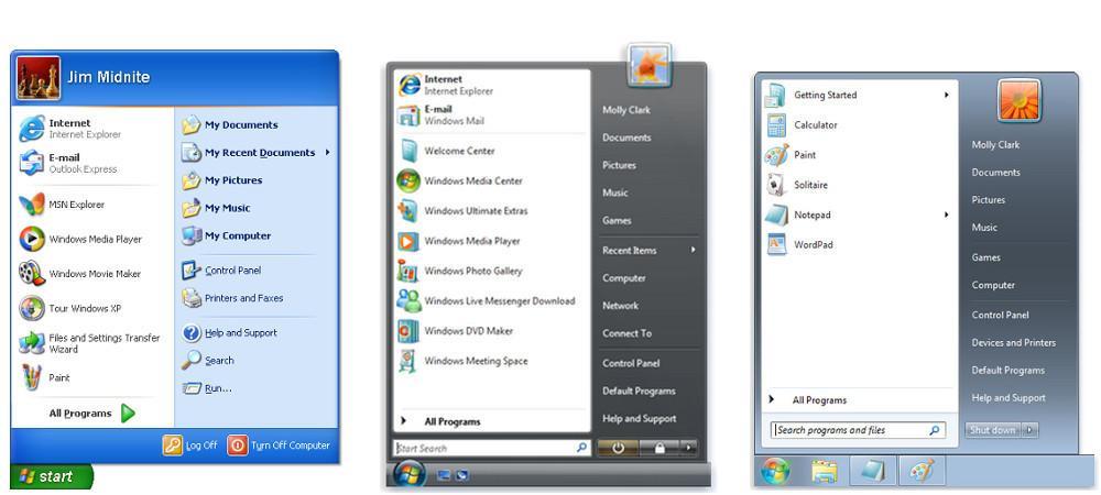 Breve historia del Menú Inicio: desde Windows 95 hasta su más que ...