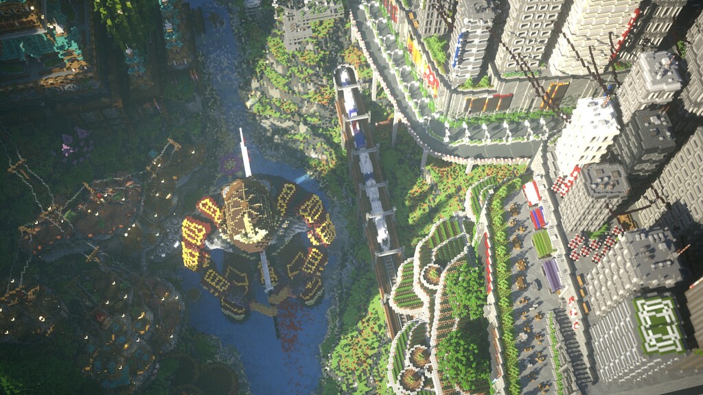 Estas son las magníficas estructuras que puedes crear en Minecraft ...