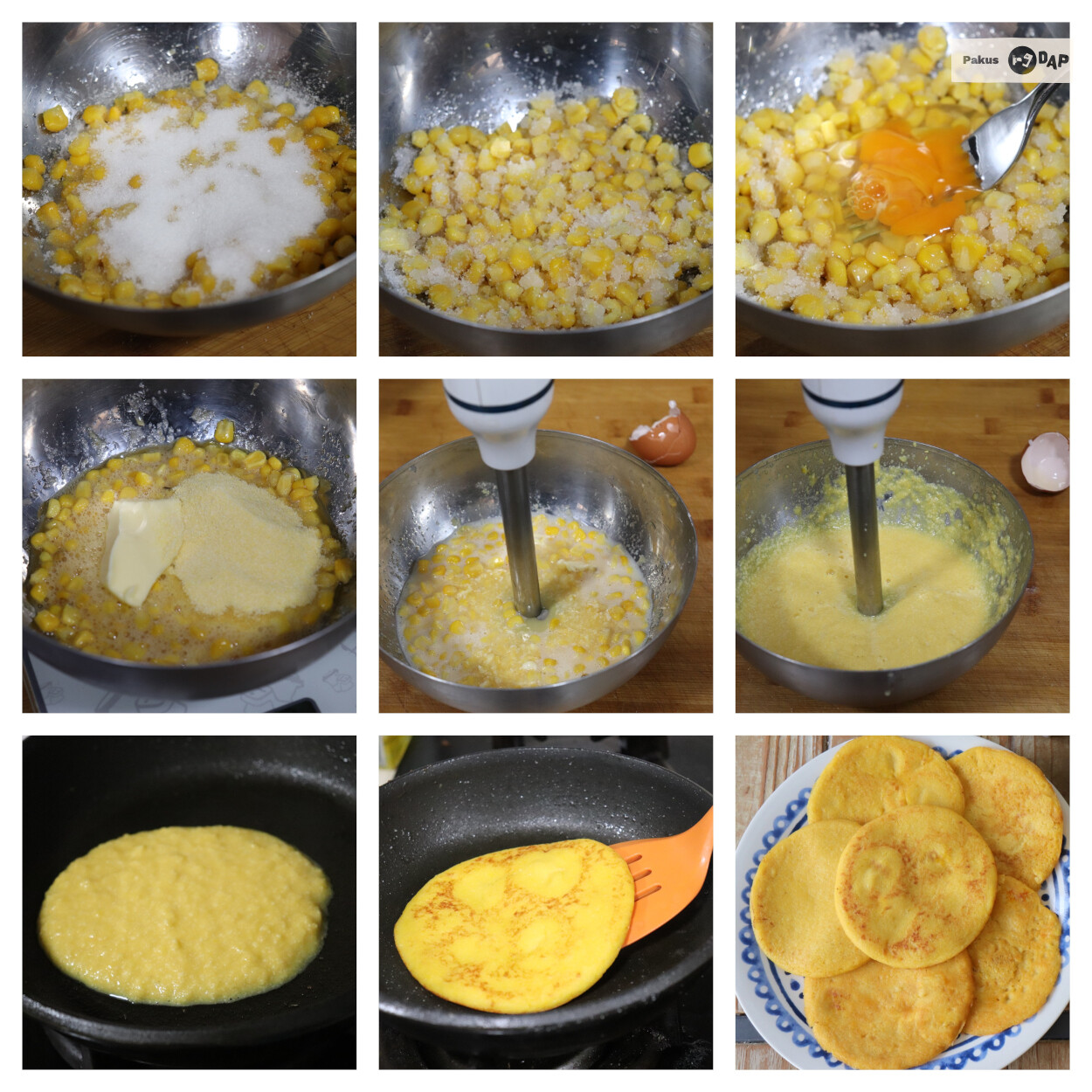 Cómo hacer chorreadas costarricenses, las tortitas de maíz para ...