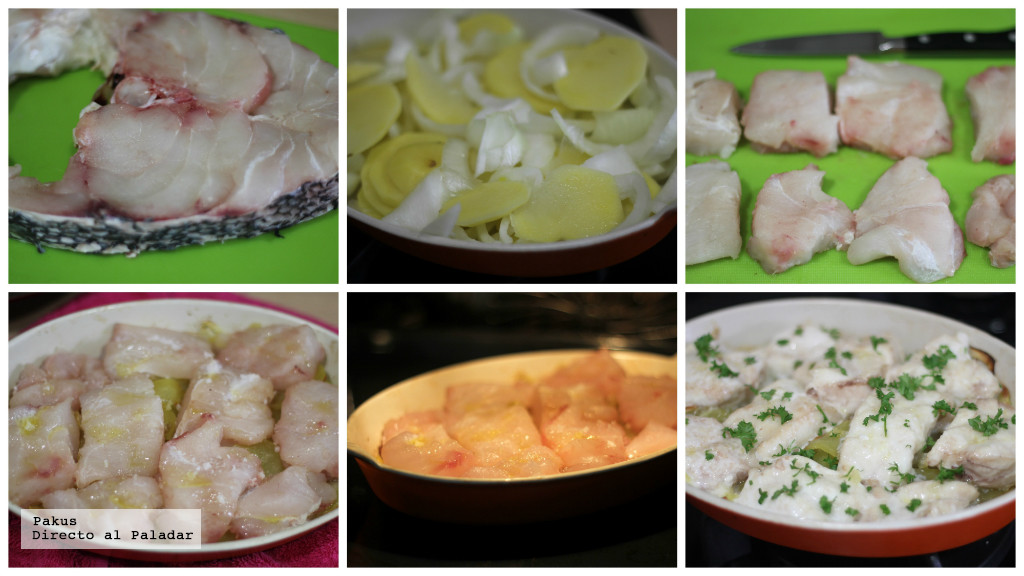 Mero al horno. Receta facilísima