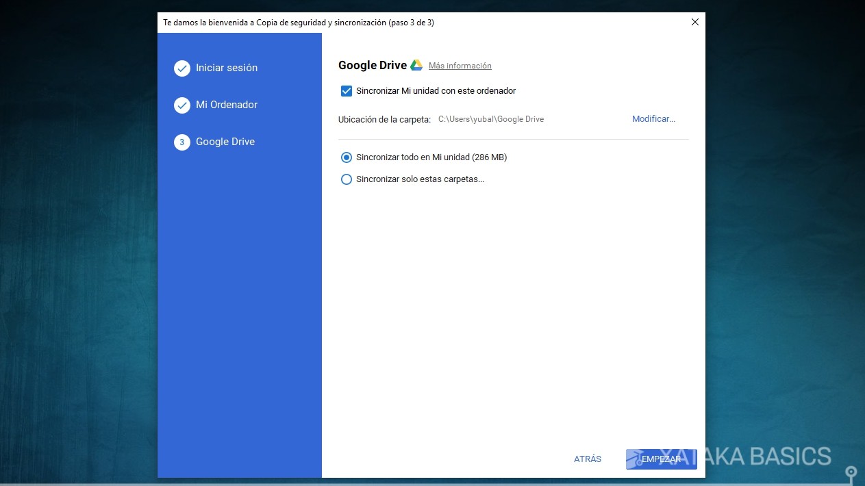 Cómo sincronizar Google Drive con tu ordenador