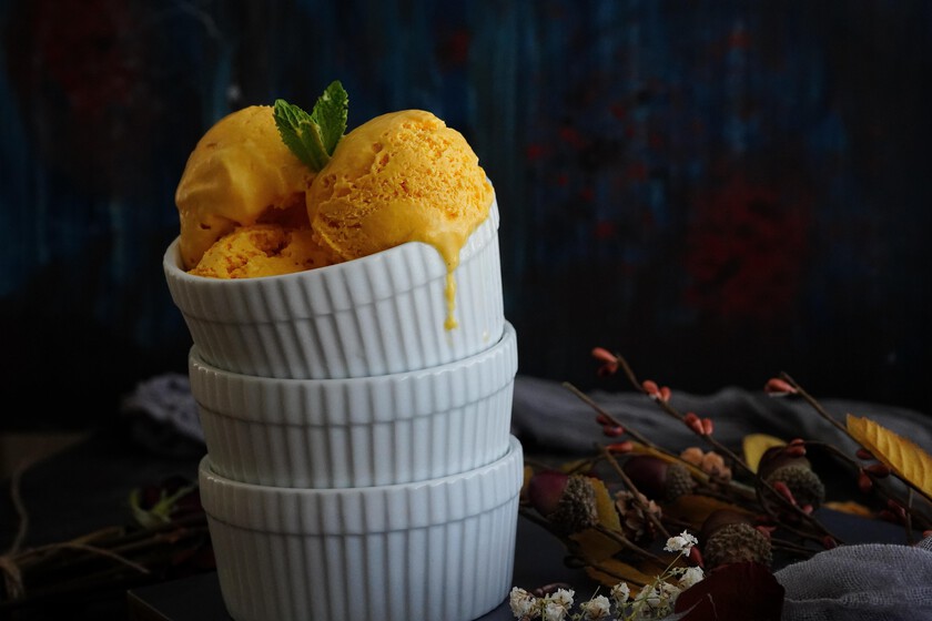Cómo hacer helado o nieve de mango. Postre fácil, saludable y fresco ...