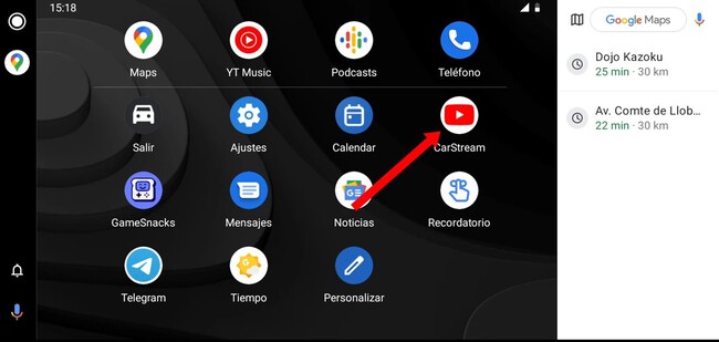 Cómo ver YouTube en Android Auto con Cartube o CarStream