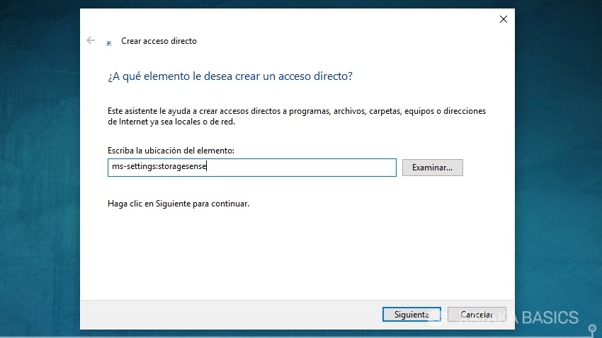 Cómo crear acceso directo a una configuración concreta de Windows 10