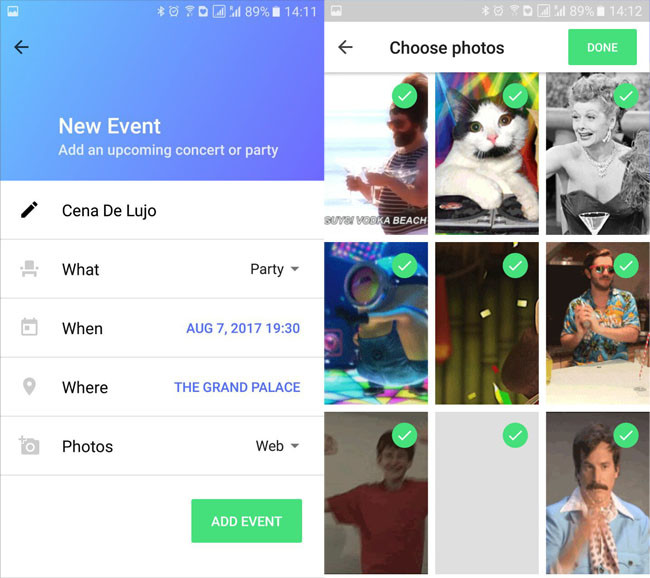 Hurry: la nueva app de Sam Ruston es una vistosa cuenta atrás para eventos