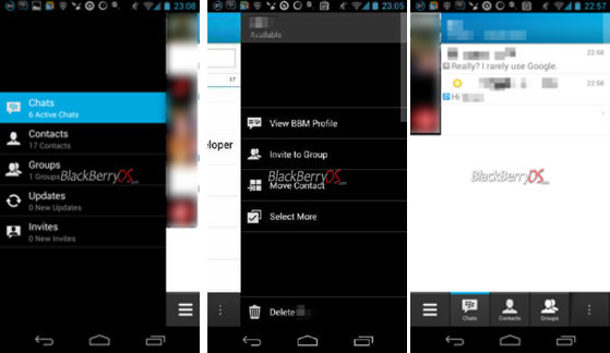 Ya se está probando el primer Beta de BlackBerry Messenger para iOS y ...