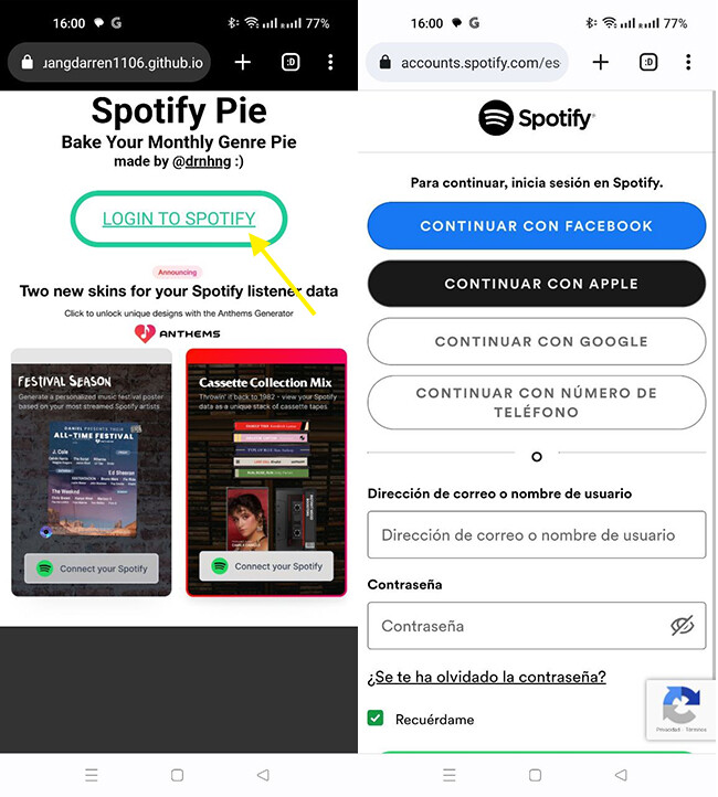 Cómo crear tu Spotify Pie para resumir tus gustos musicales en un gráfico