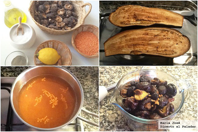 Paté vegetal. Receta de cocina fácil, sencilla y deliciosa