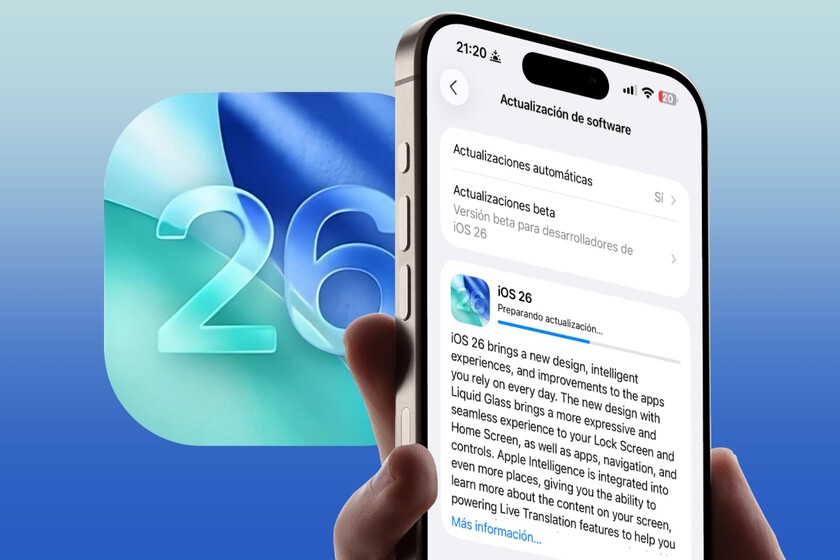 Ya es oficial: iOS 26 llega la semana que viene y ya está disponible la RC pública y para ...