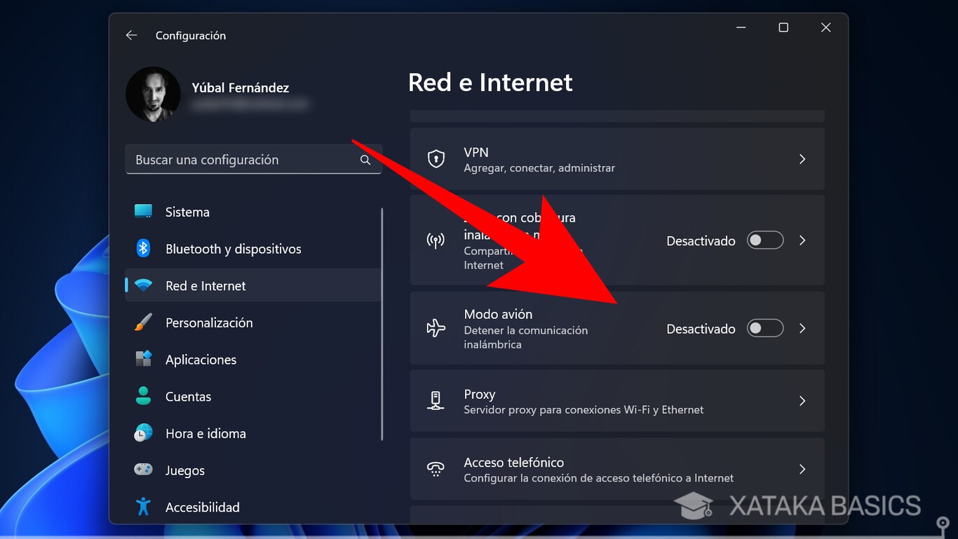 Modo Avión de Windows 11: qué es y cómo activarlo o desactivarlo