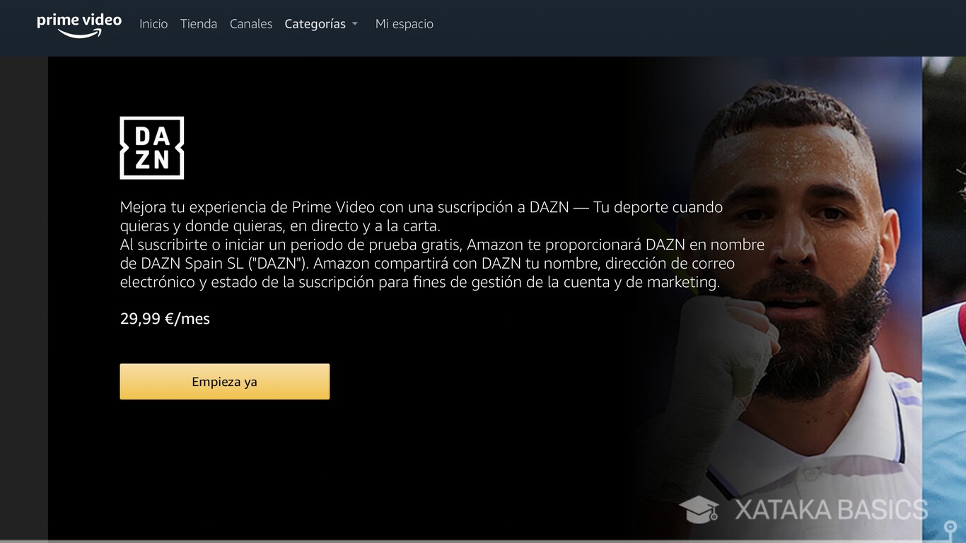 DAZN en Prime Video: cómo contratarlo a través de su canal del streaming de Amazon