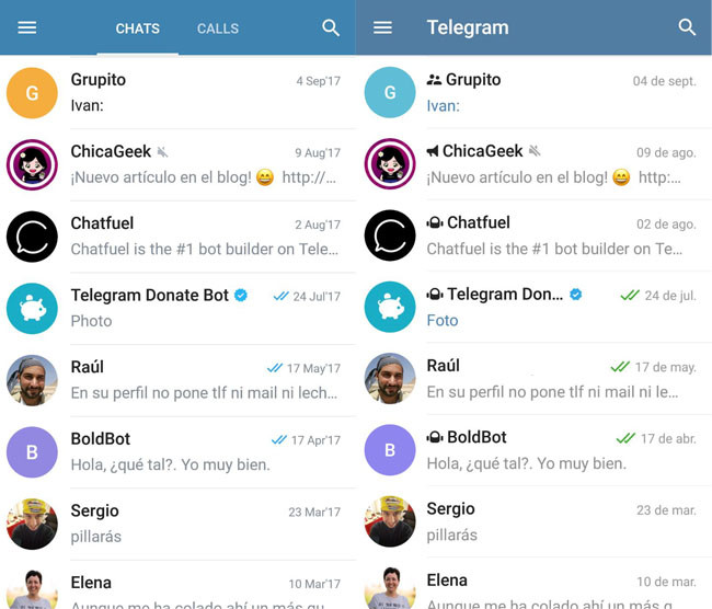 Telegram X, una versión alternativa oficial muy rápida y con vistosas ...