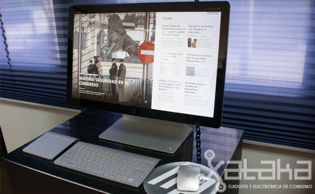 HP Spectre One, toma en contacto con el todo en uno liviano