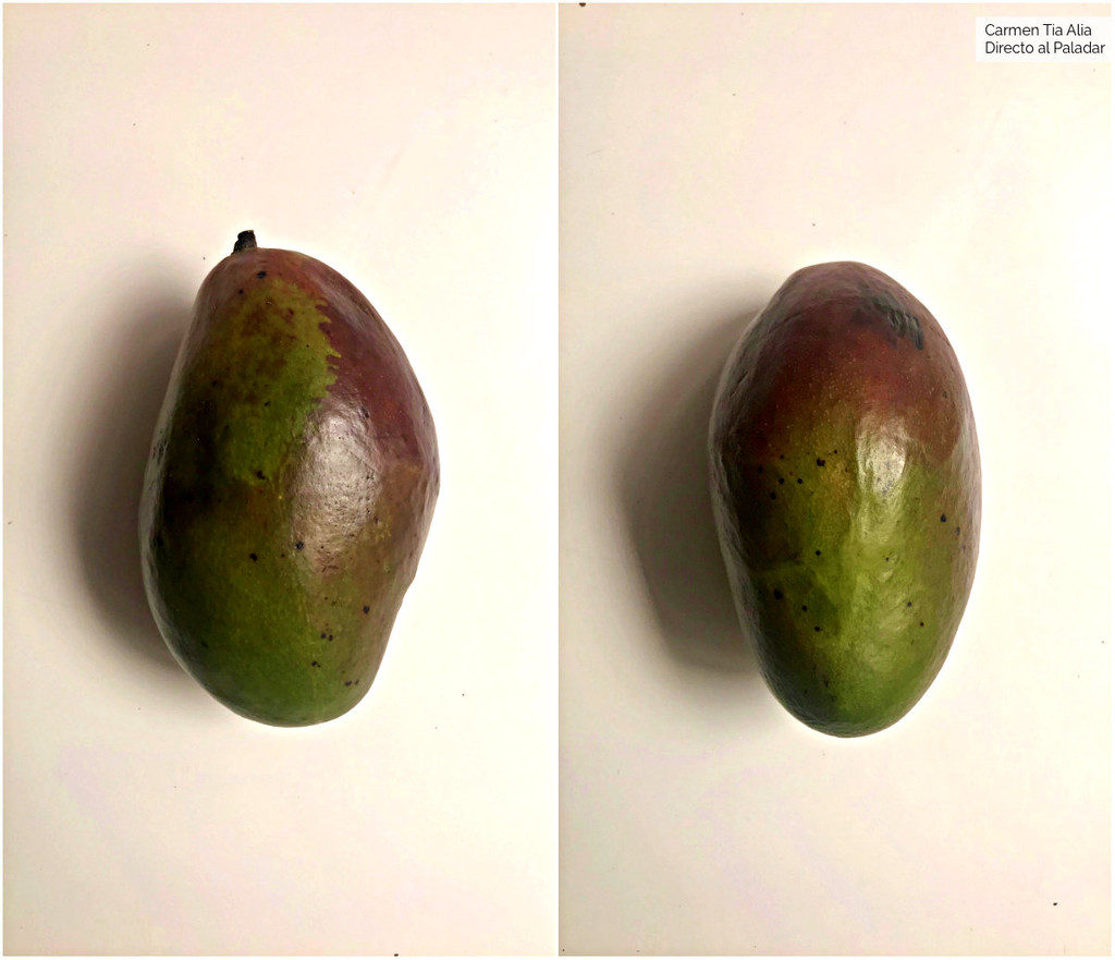 Cómo pelar y cortar un mango (sin ensuciarse)