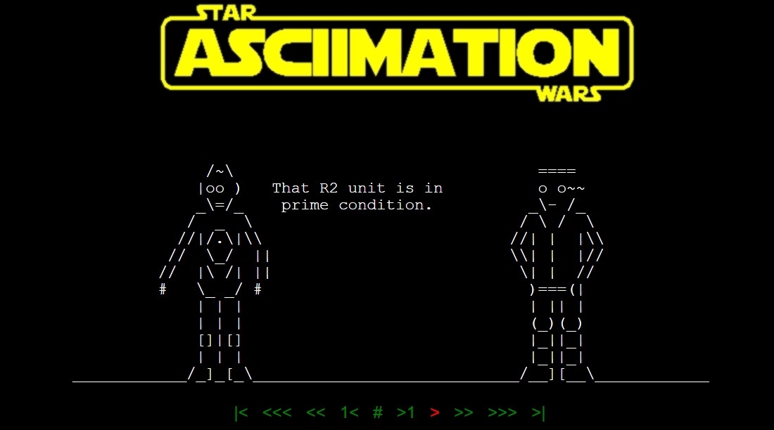 Cuando el ASCII Art conquistó nuestras pantallas