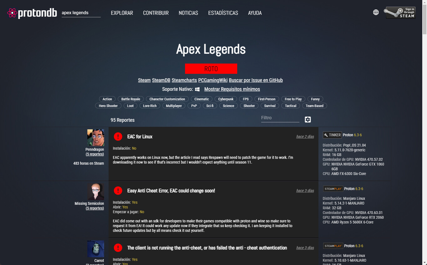 El gaming en Linux sigue escalando: soporte del anti-cheat de juegos ...