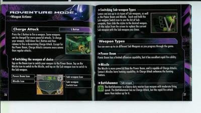 Metroid Prime: Hunters, manual escaneado