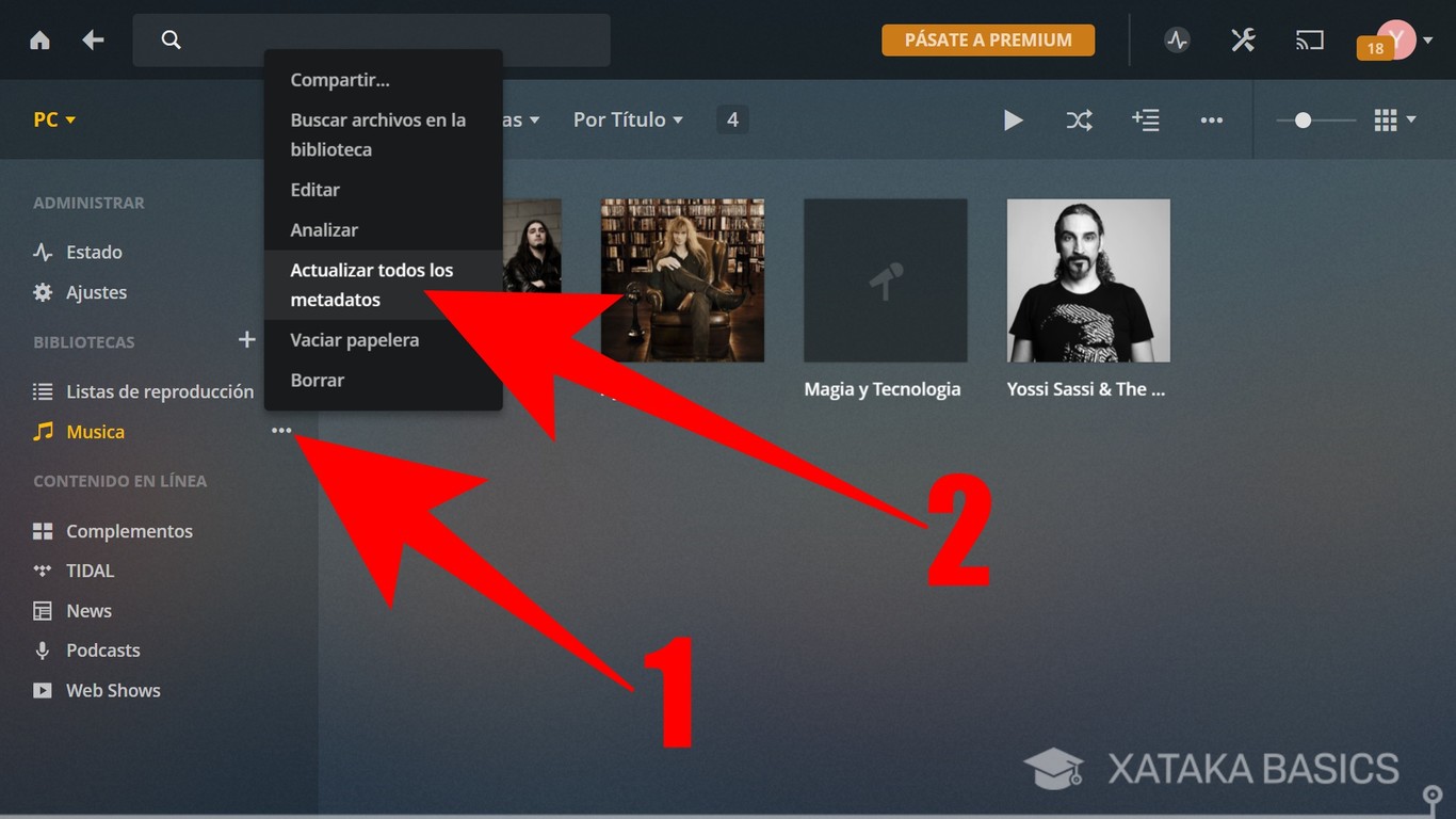 Cómo montar tu propio Spotify en casa con Plex