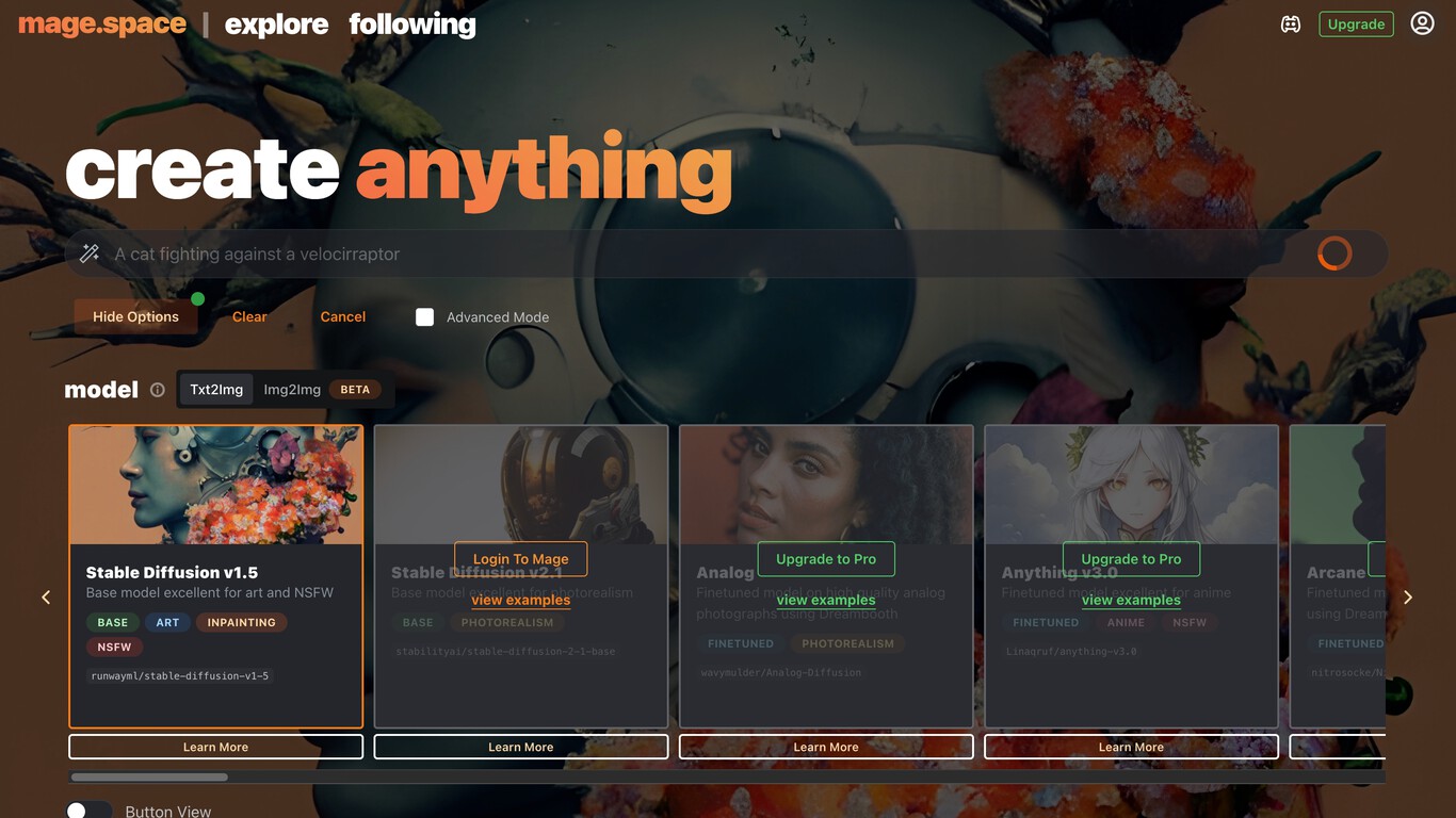 19 páginas y servicios para crear imágenes desde cero utilizando inteligencia artificial