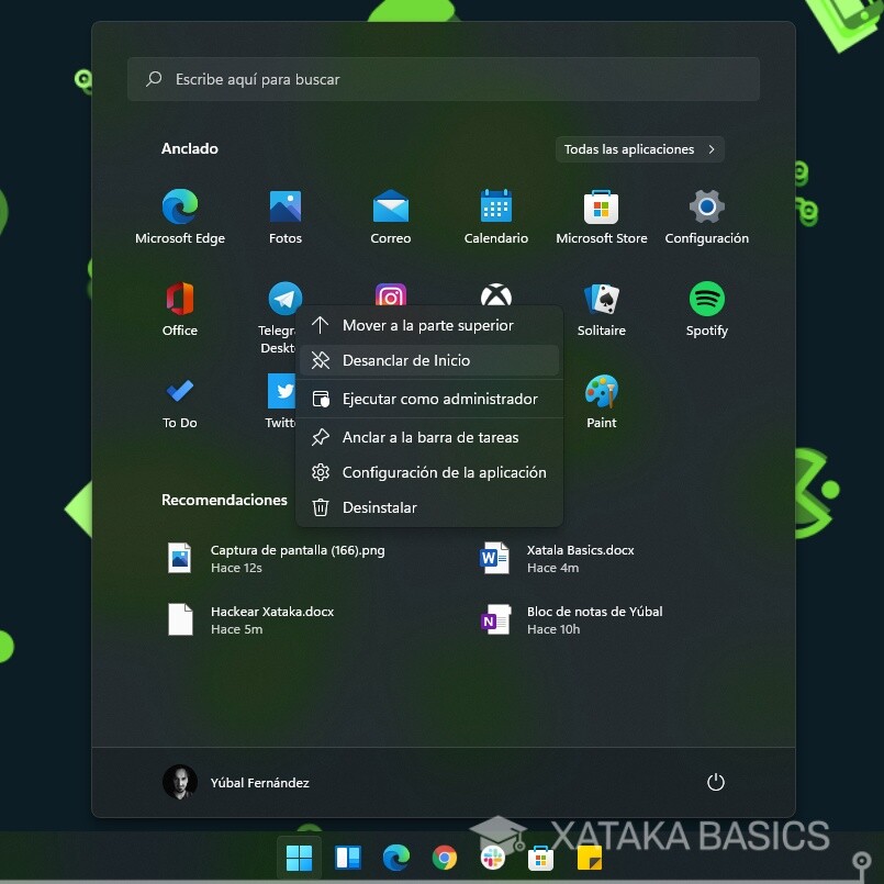 Menú de inicio de Windows 11: cómo es y cómo personalizarlo