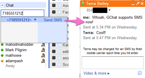 Gmail ya permite enviar SMS gratis (solo a EEUU)
