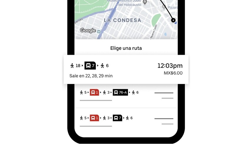 Uber+Transit llega a México: podrás planear tu destino en CDMX y usar ...