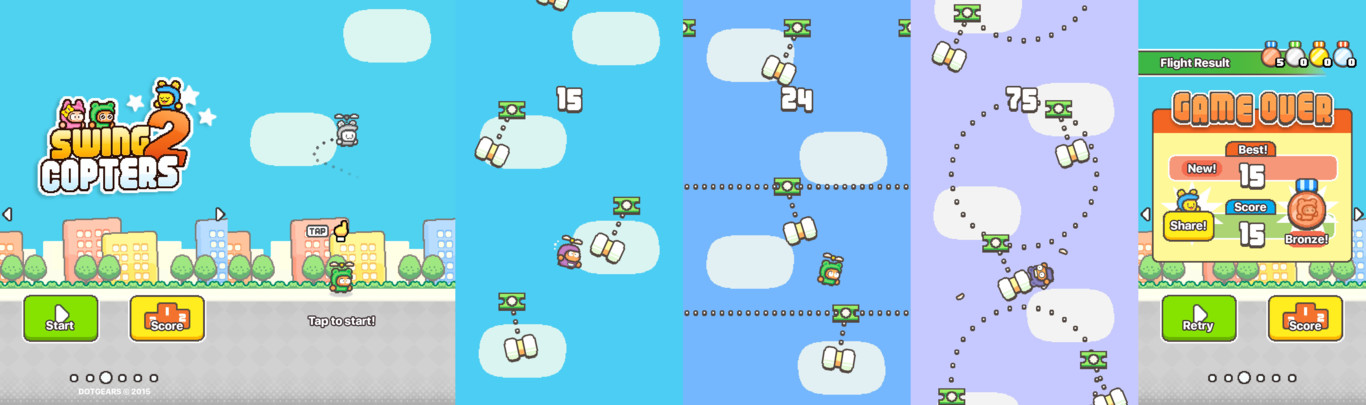 Swing Copters 2, lo nuevo del creador de Flappy Bird quiere seguir ...