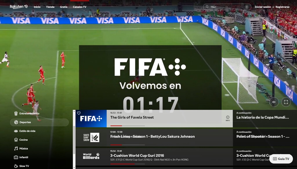 Rakuten TV incorpora en su plataforma un nuevo canal gratis de fútbol