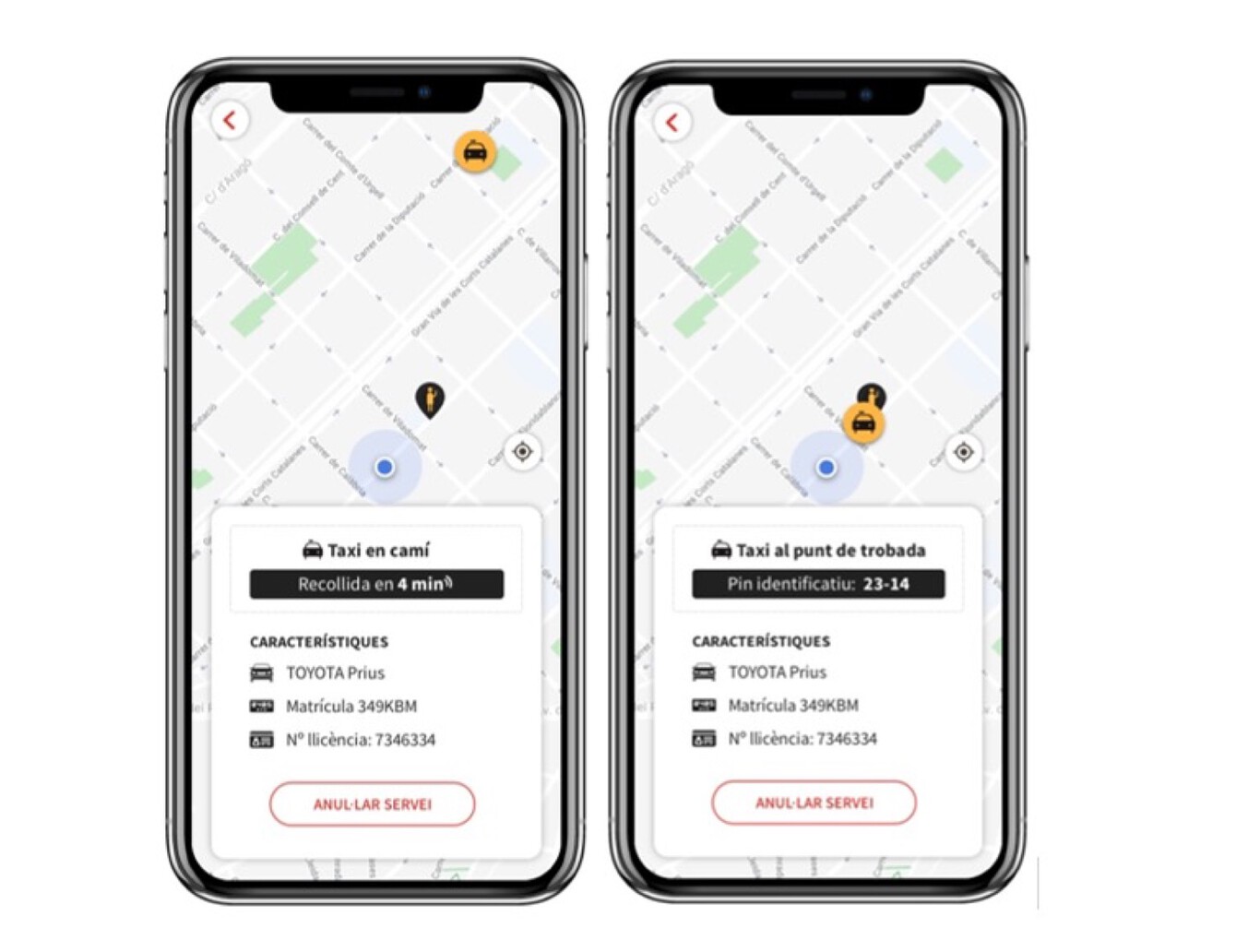 Barcelona crea la primera app pública para taxis: todos los taxistas ...