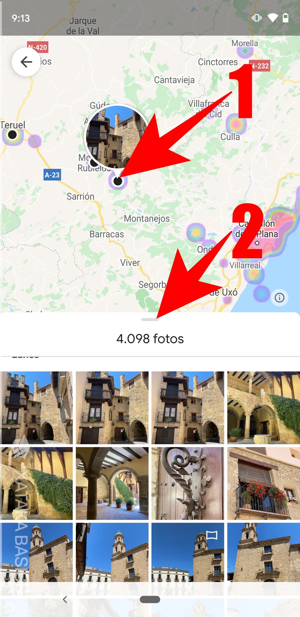 Mapas de Google Fotos: qué son y cómo funcionan