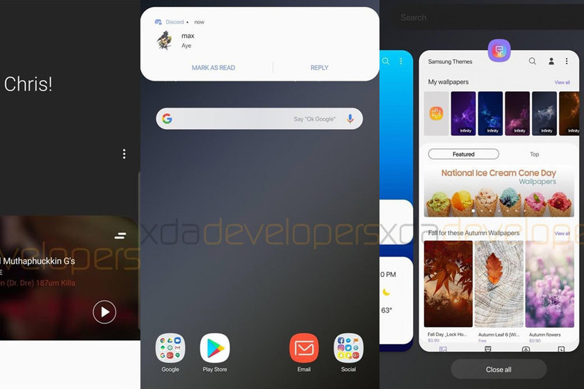 Así luce Android Pie en un Samsung Galaxy S9