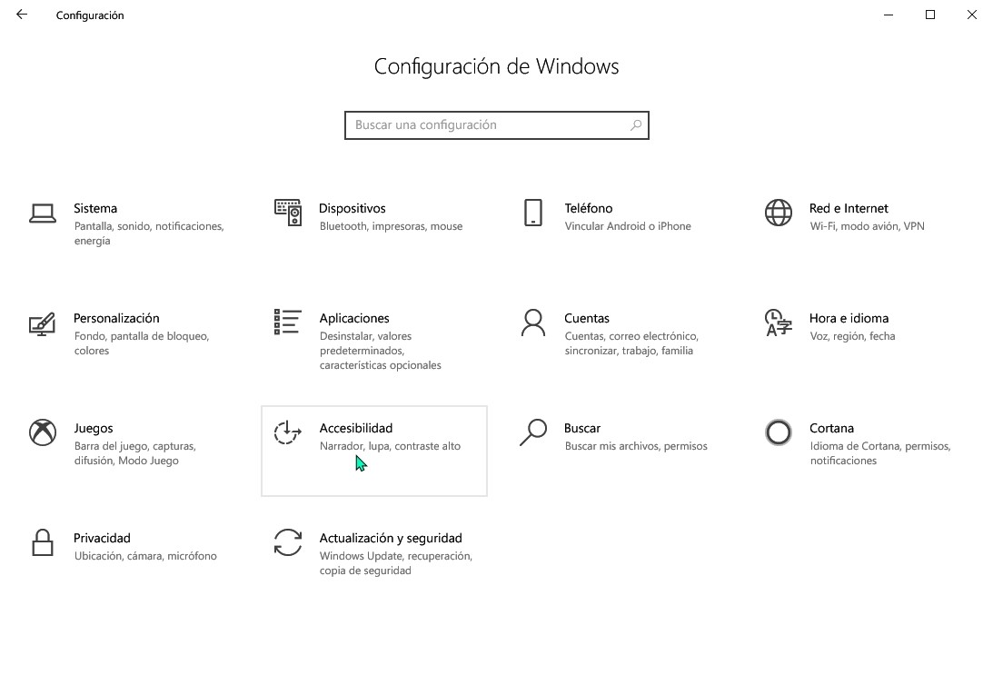 Windows 10: cómo cambiar el cursor y puntero del ratón