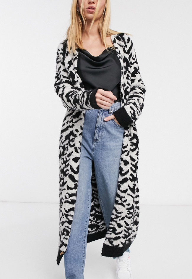 Los cárdigans largos son la tendencia más cómoda y calentita que ...